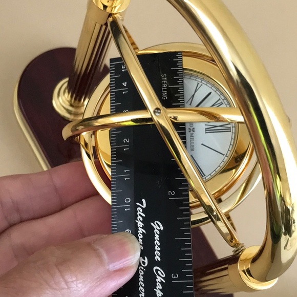 Howard Miller | Other | Howard Miller Rosewood Brass Gimbal Post Modern ...